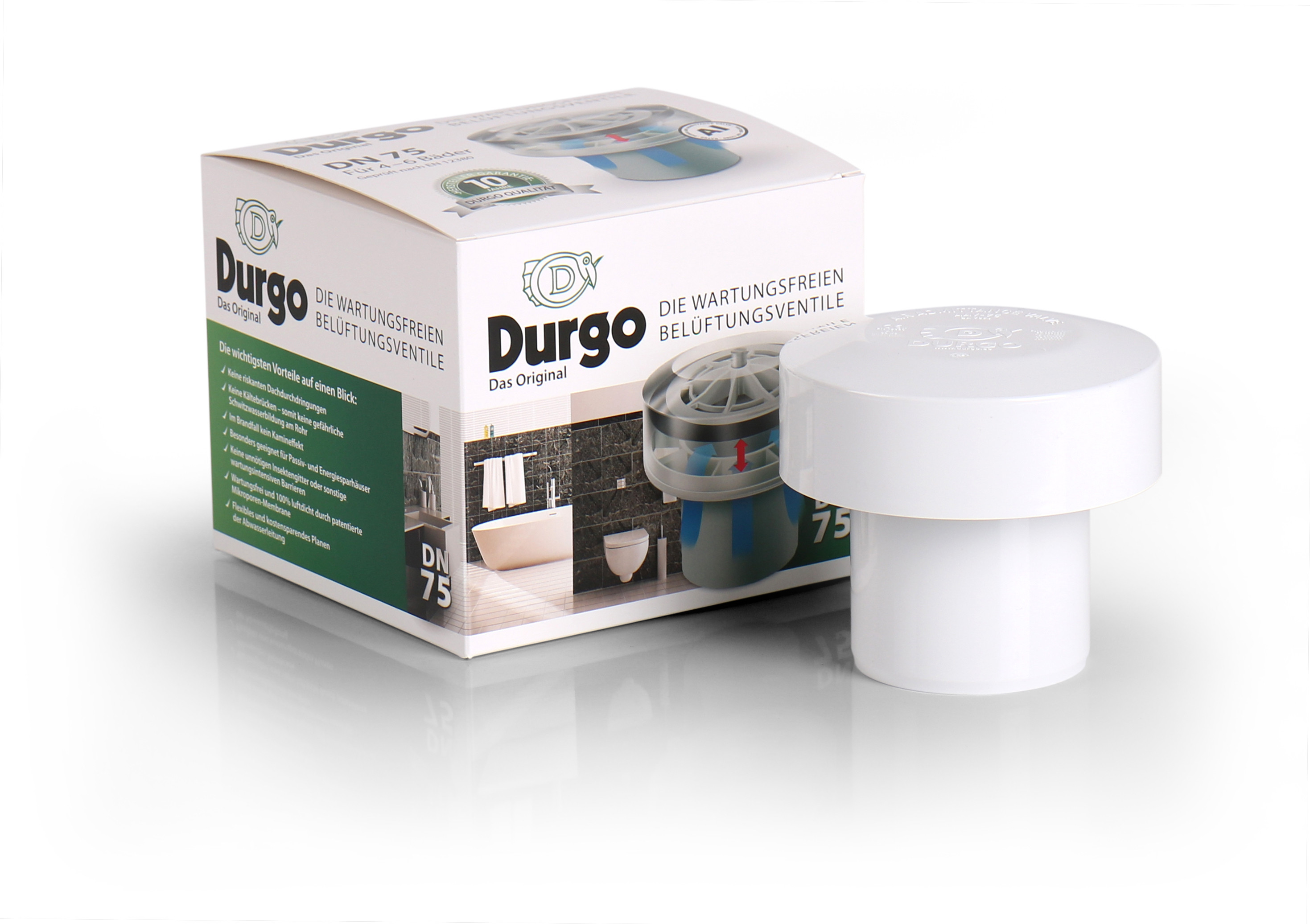 trobatec Warenhandel GmbH Durgo Belüftungventil DN 75 wartungsfrei mit ...